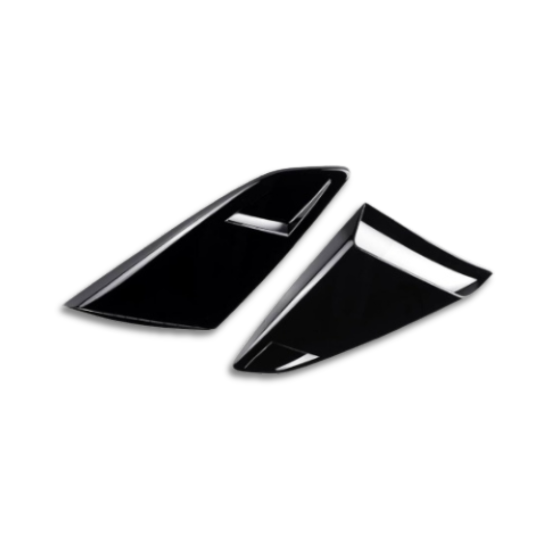 MUSTANG LAMBO STYLE GLOSS BLACK WINDOW LOUVER VENTS (non oem) – Gtconcepts