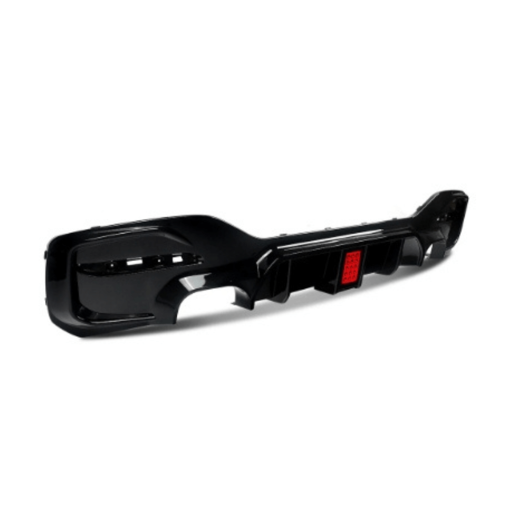 BM F20 F1 INSPIRED GLOSS BLACK LCI REAR DIFFUSER-M135/140i (non oem ...